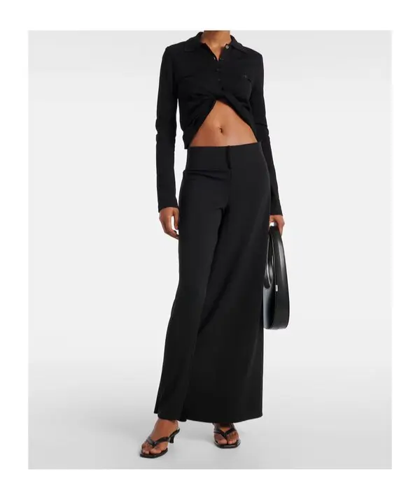 COURREGES Infinity Draped Wide-leg Pants
