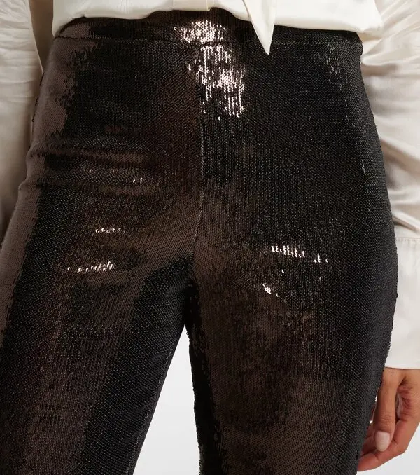 Nina Ricci Sequined Flared Pants