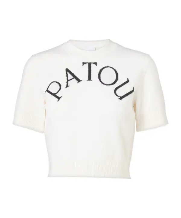 PATOU Logo Short-sleeved Sweater