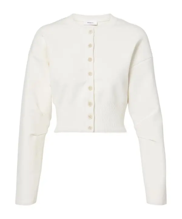 Wardrobe.NYC Button-front Cardigan - White