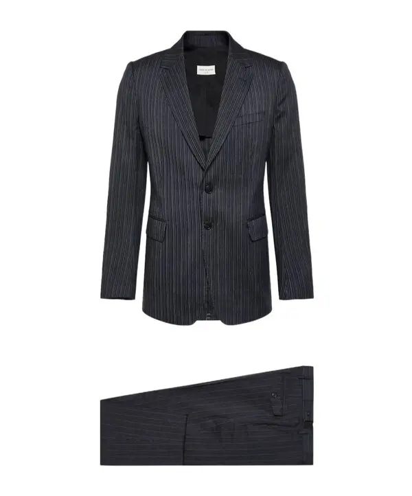 Dries Van Noten Pinstripe Cotton-blend Suit