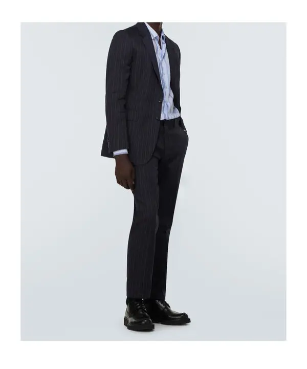 Dries Van Noten Pinstripe Cotton-blend Suit