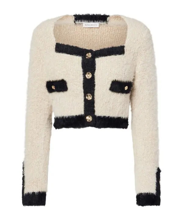 Nina Ricci Lamé Cardigan