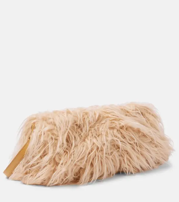 Dries Van Noten Plush Shoulder Bag