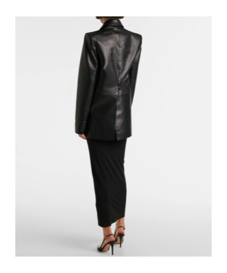 Alex Perry Oversized Leather Blazer