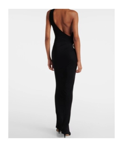 Staud Zenith Gathered Jersey Maxi Dress