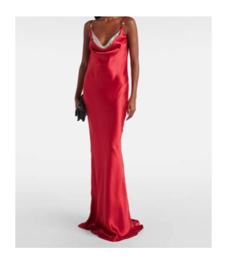 Versace Silk Satin Gown