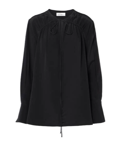 Victoria Beckham Silk Tie-neck Blouse