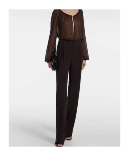 TOM FORD Sheer Silk Georgette Blouse