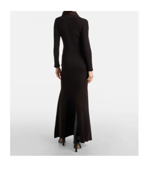 TOM FORD Turtleneck Knitted Wool-blend Dress