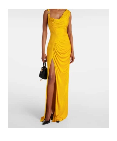 Versace Medusa '95 Pleated Gown