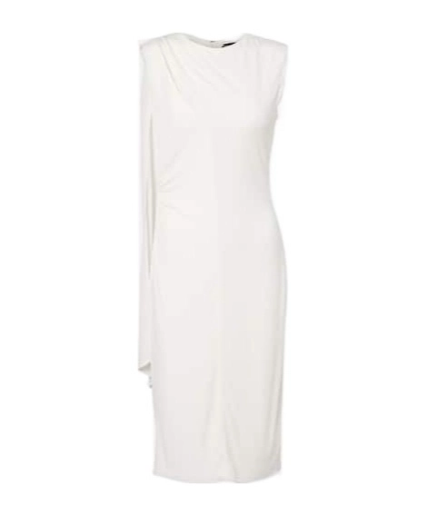 TOM FORD Cutout Crepe Jersey Midi Dress - White