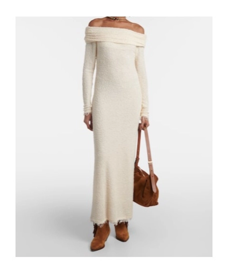Isabel Marant Étoile Ormany Jersey Bouclé Maxi Dress