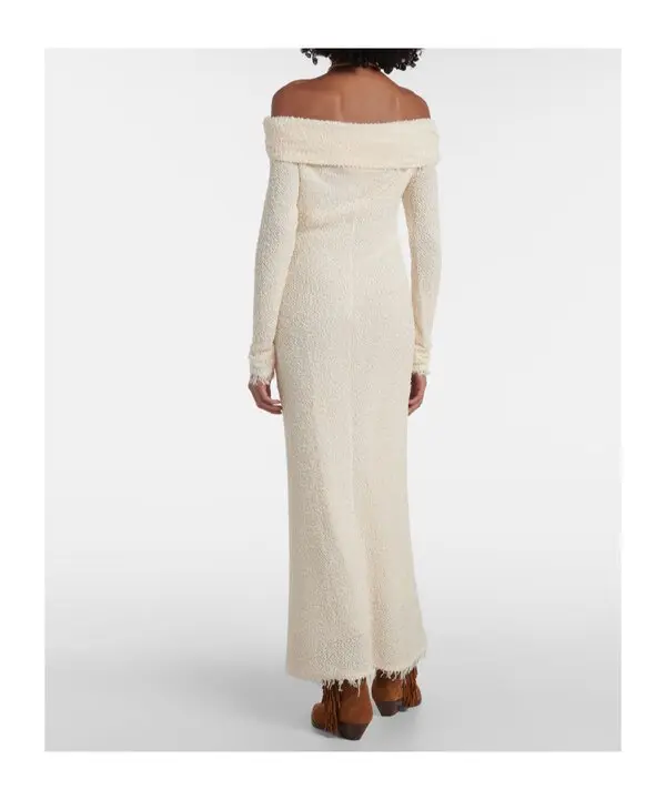 Isabel Marant Étoile Ormany Jersey Bouclé Maxi Dress