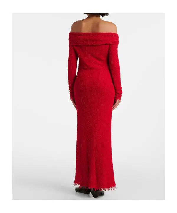 Isabel Marant Étoile Ormany Jersey Bouclé Maxi Dress