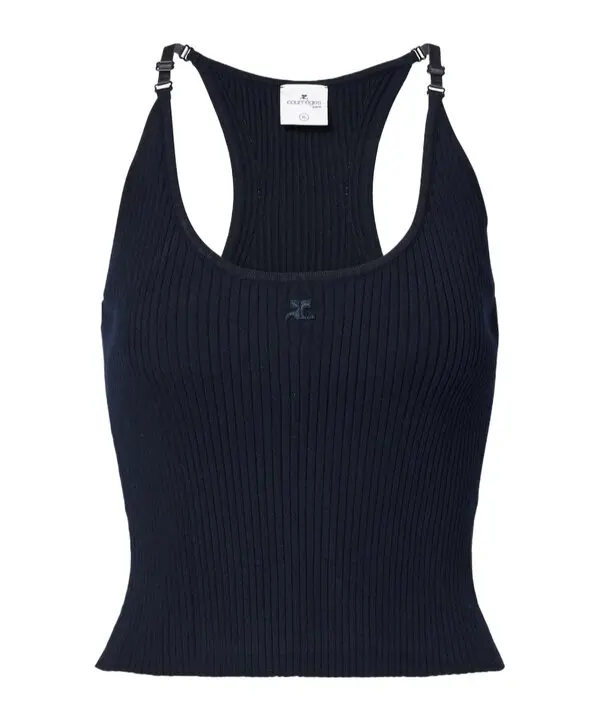 COURREGES Sleeveless Vest - Blue
