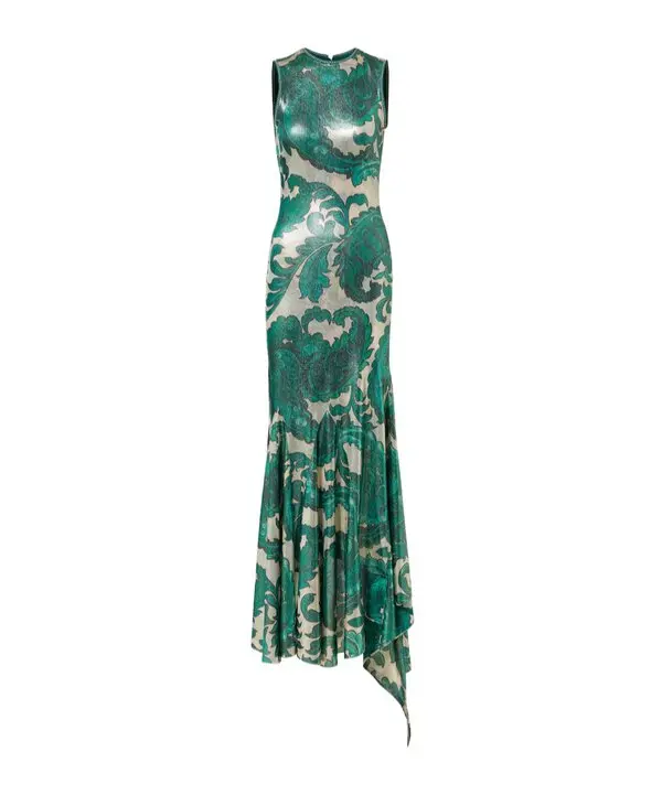 Etro Sleeveless Backless Dress - Green