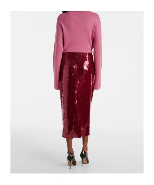 Veronica Beard Koa Sequined Pencil Skirt