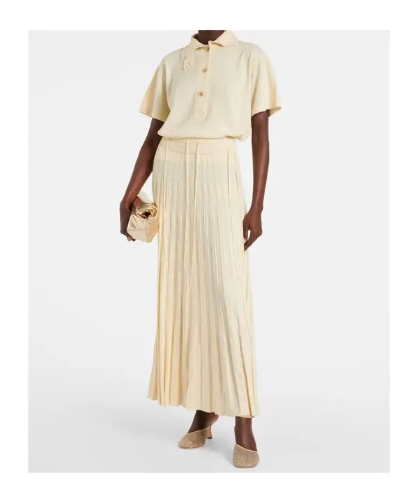 Christopher Esber Linen And Silk-blend Maxi Skirt