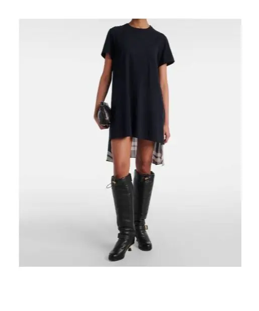 Sacai Leather Knee-high Boots
