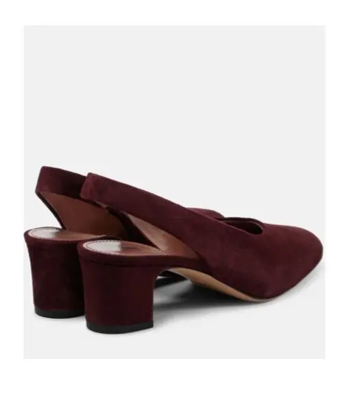 Paris Texas Lavinia 50 Suede Slingback Pumps