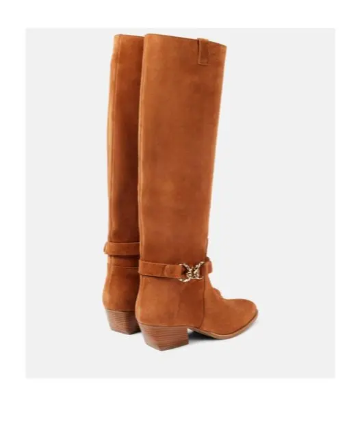 Ulla Johnson Willow Suede Cowboy Boots