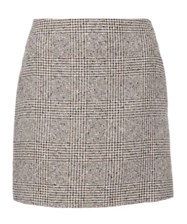 BLAZÉ MILANO Linen-blend Miniskirt - Gray