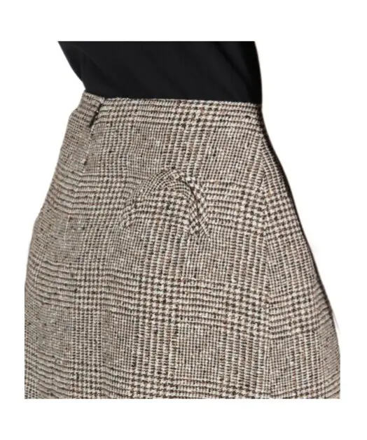 BLAZÉ MILANO Linen-blend Miniskirt
