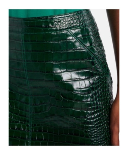 TOM FORD Croc-effect Leather Miniskirt