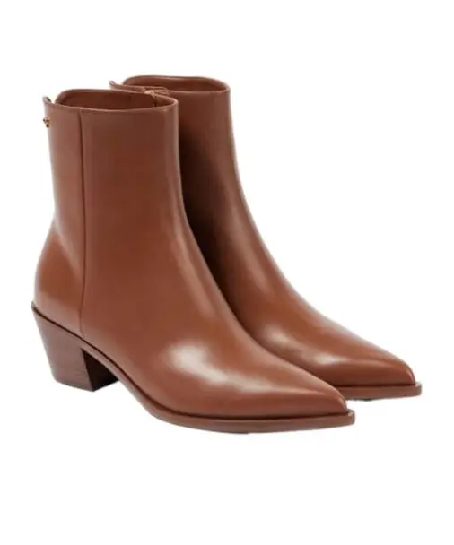GIANVITO ROSSI Minimalist Ankle Boots - Brown