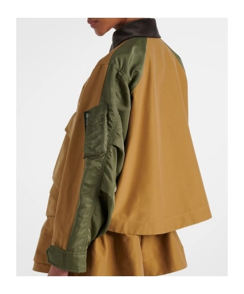 Sacai Cotton-blend Twill Blouson