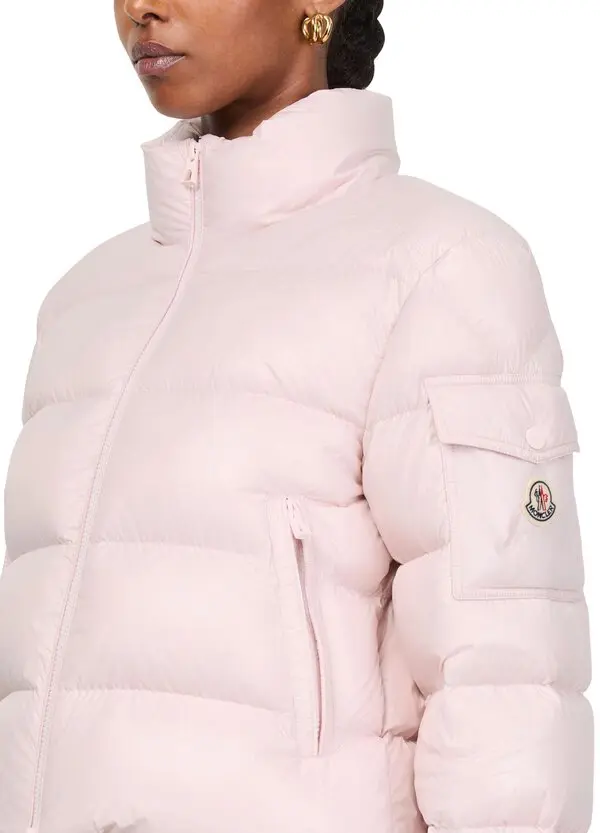 Moncler Petra Cropped Down Jacket - Pink