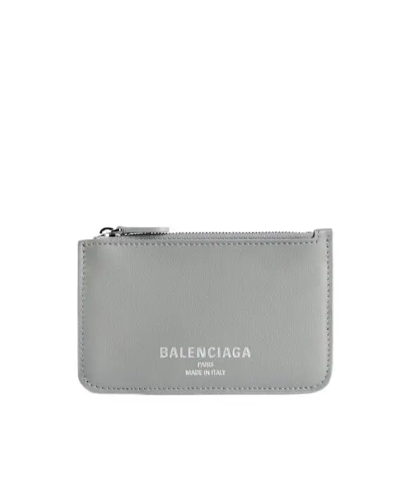 Balenciaga Cash 2.0 Long Coin And Card Holder - Grey