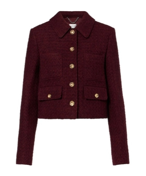 Altuzarra Astley Cropped Tweed Jacket - Brown