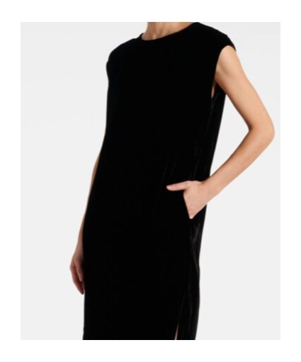 Velvet By Graham & Spencer Sleeveless Midi Dress With Button Back