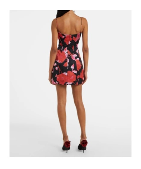 Blumarine Printed Satin Minidress