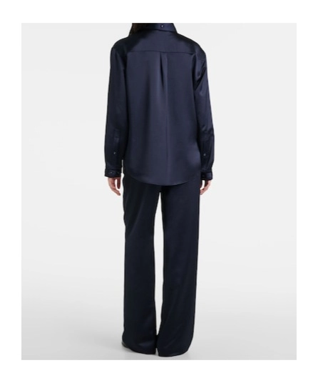 Proenza Schouler White Label Raven Satin Shirt