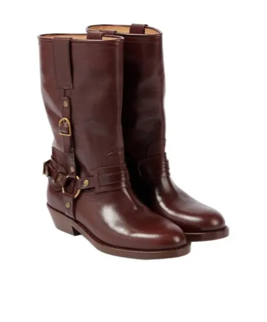Isabel Marant Étoile Leather Mid-calf Boots - Brown