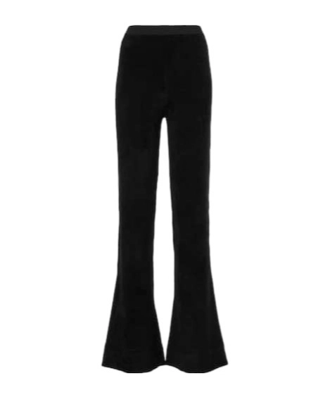 Proenza Schouler Chenille Flared Pants - Black