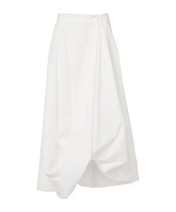 Brunello Cucinelli Pleated Skirt - White