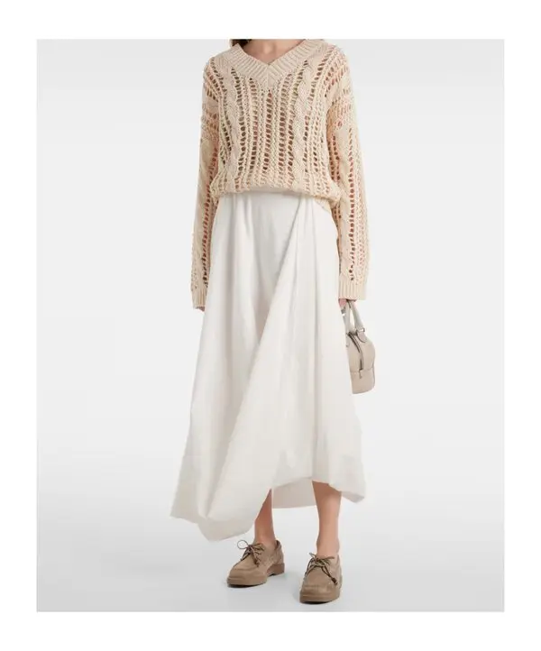 Brunello Cucinelli Pleated Skirt