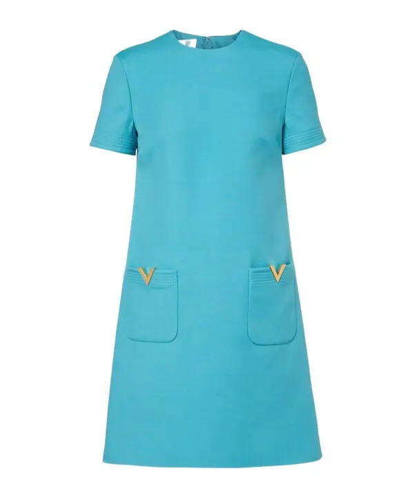 Valentino Garavani Crepe Couture Minidress - Green