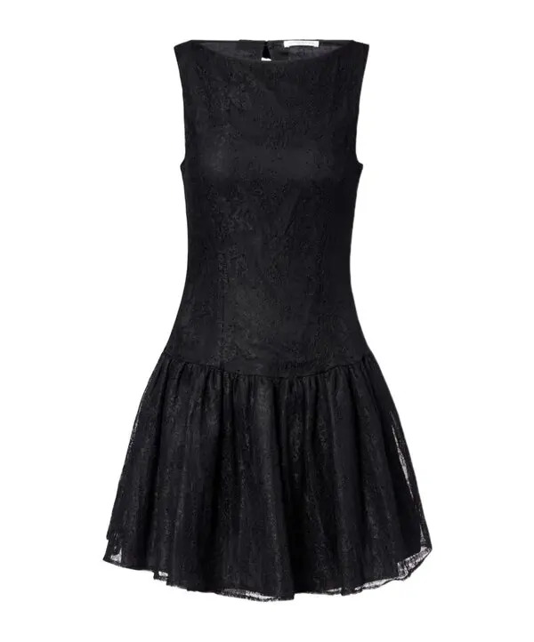 Nina Ricci Bow-detail Lace Minidress
