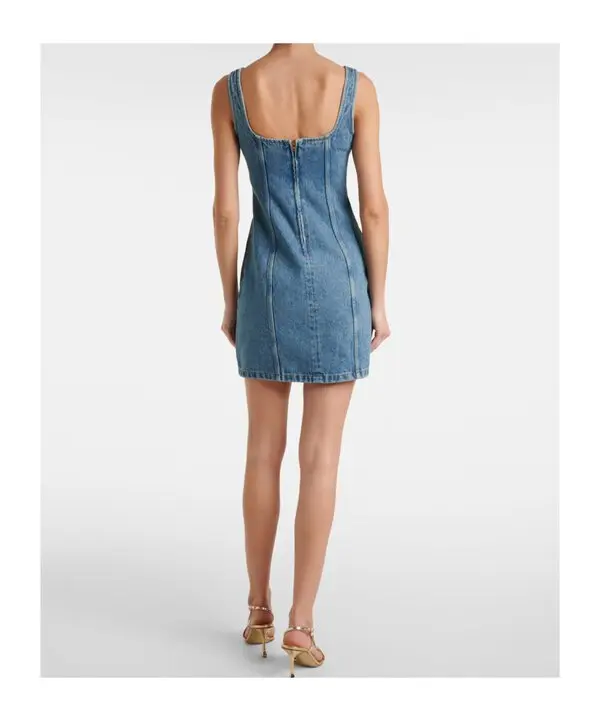 Nina Ricci Bow-detail Denim Minidress