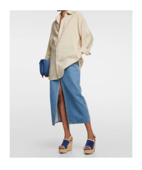 Clergerie Damya Suede Wedge Sandals