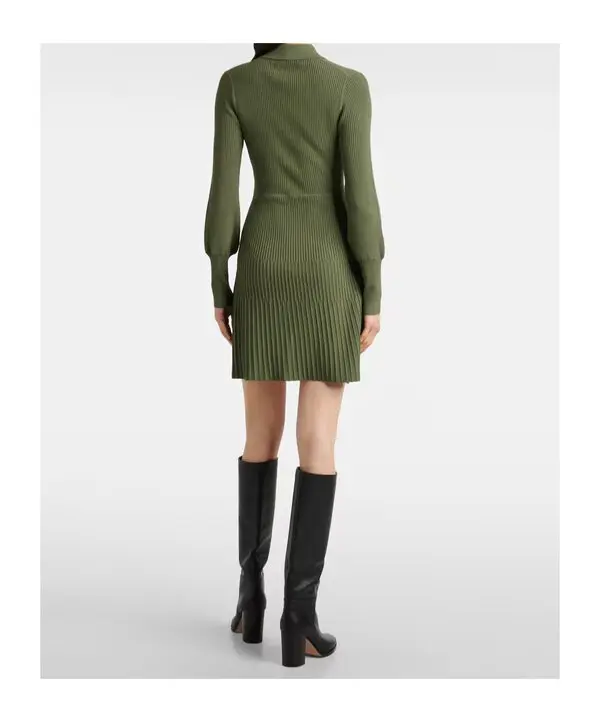 Veronica Beard Lauper Ribbed-knit Sweater Dress