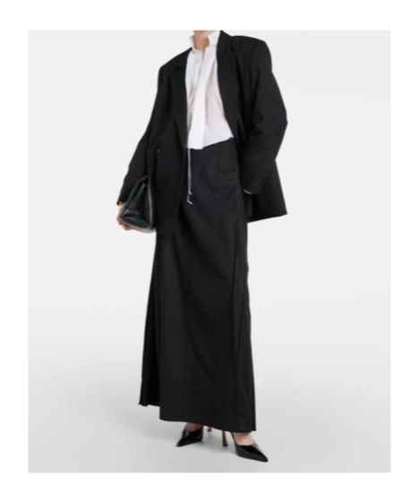 Victoria Beckham Wool-blend Maxi Skirt