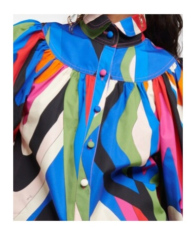 Emilio Pucci Printed Cotton Blouse