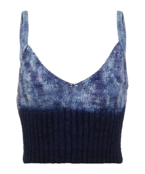 Altuzarra Sim Tie-dye Silk Crop Top