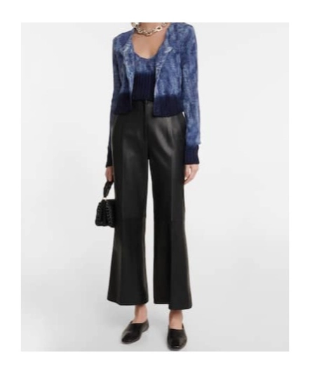 Altuzarra Sim Tie-dye Silk Crop Top